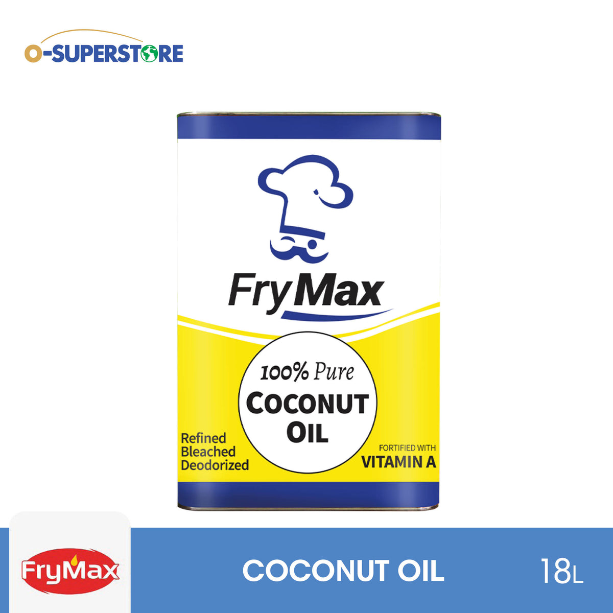 Frymax Coconut Oil 18L — O-SUPERSTORE
