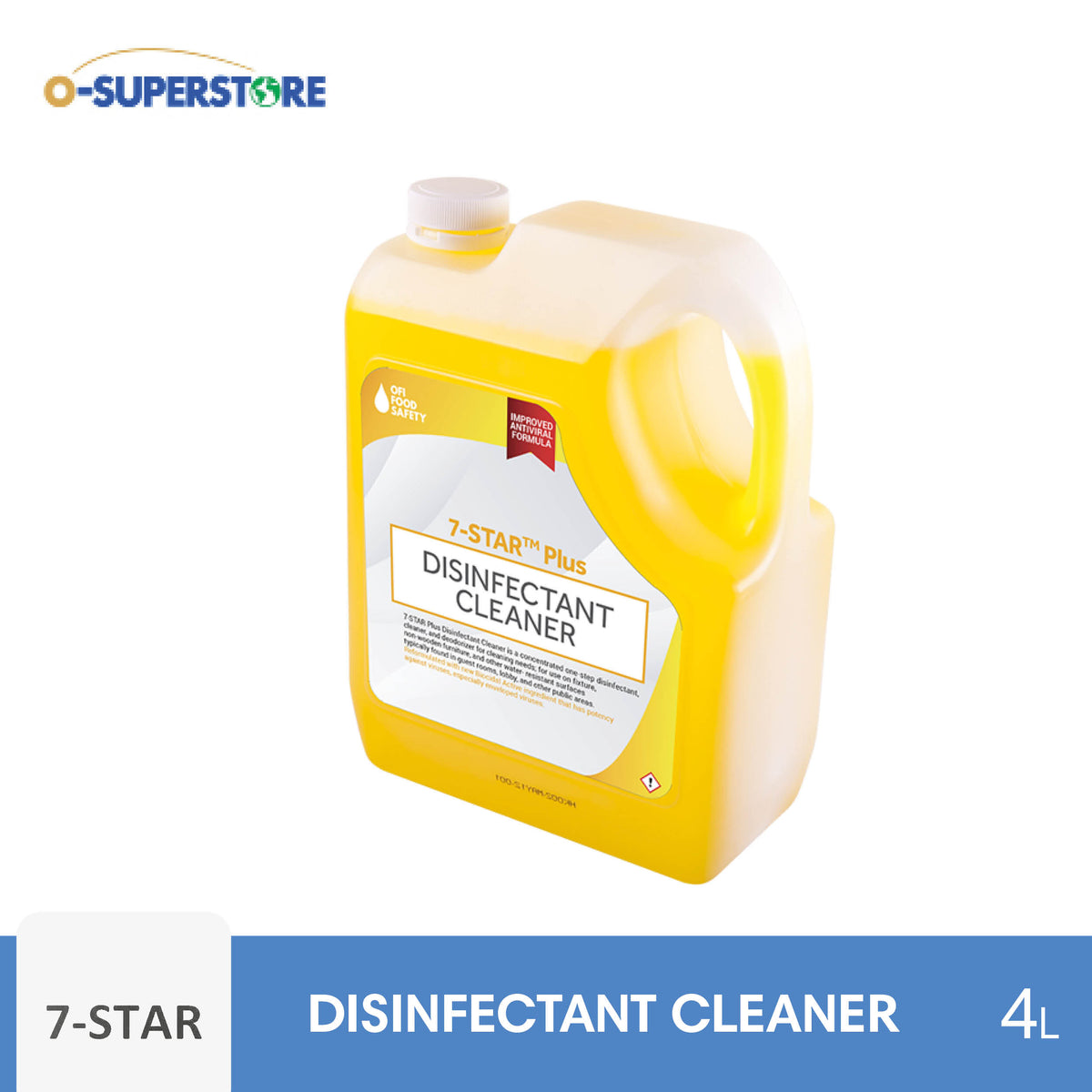 7-Star Plus Disinfectant Cleaner 4L — O-SUPERSTORE