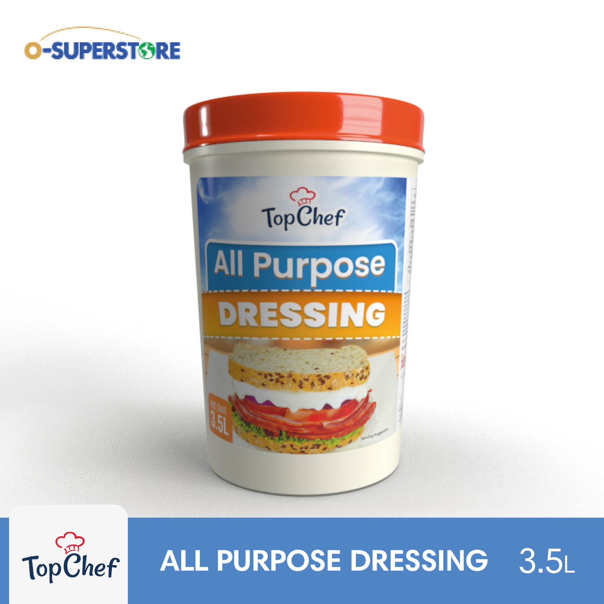 Top Chef All Purpose Dressing 3.5L — O-SUPERSTORE