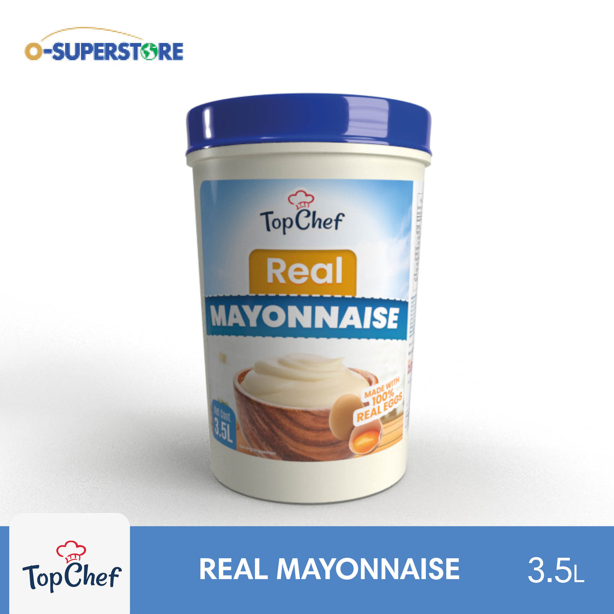 Top Chef Real Mayonnaise 3.5L — O-SUPERSTORE