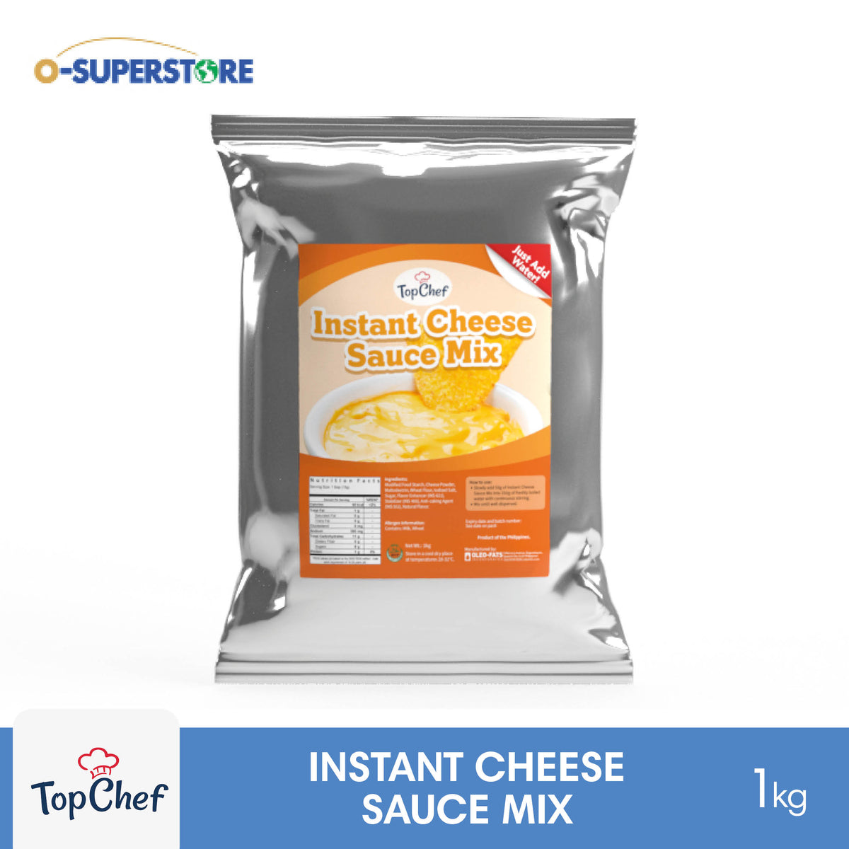 TopChef Instant Cheese Sauce Mix 1kg — O-SUPERSTORE