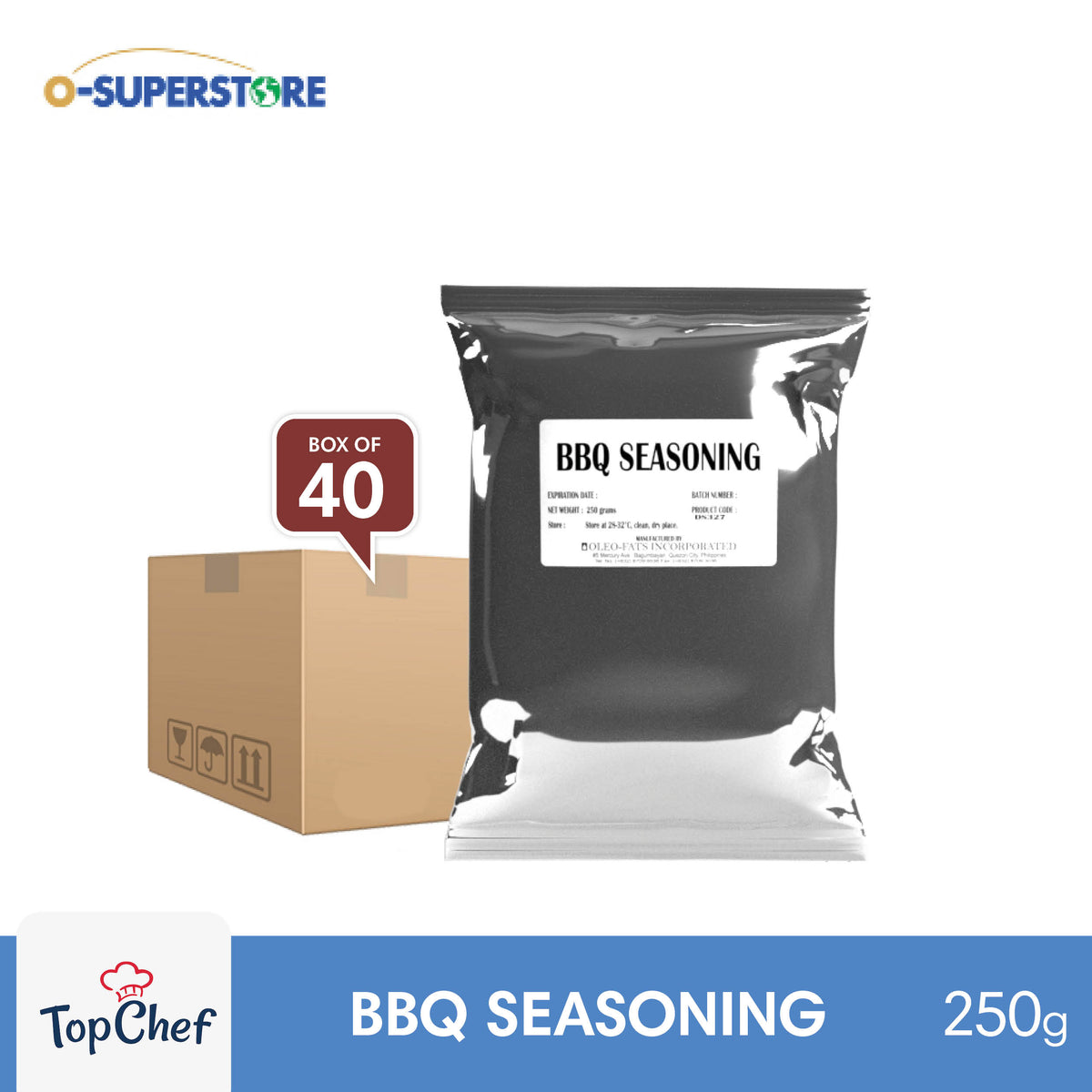 Barbecue (BBQ) Seasoning 250g x 40 - Case — O-SUPERSTORE