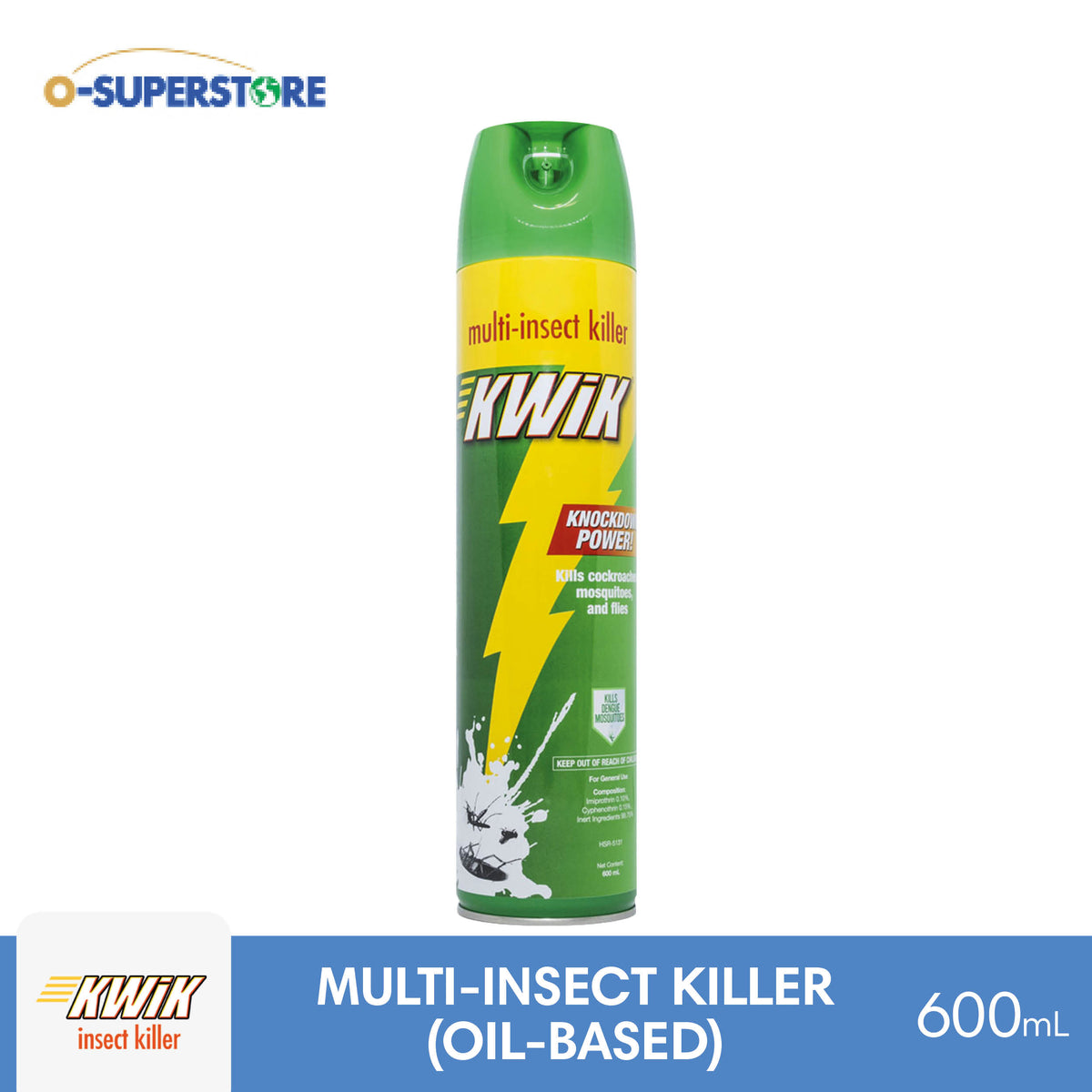 KWIK Multi Insect Killer 600mL — O-SUPERSTORE