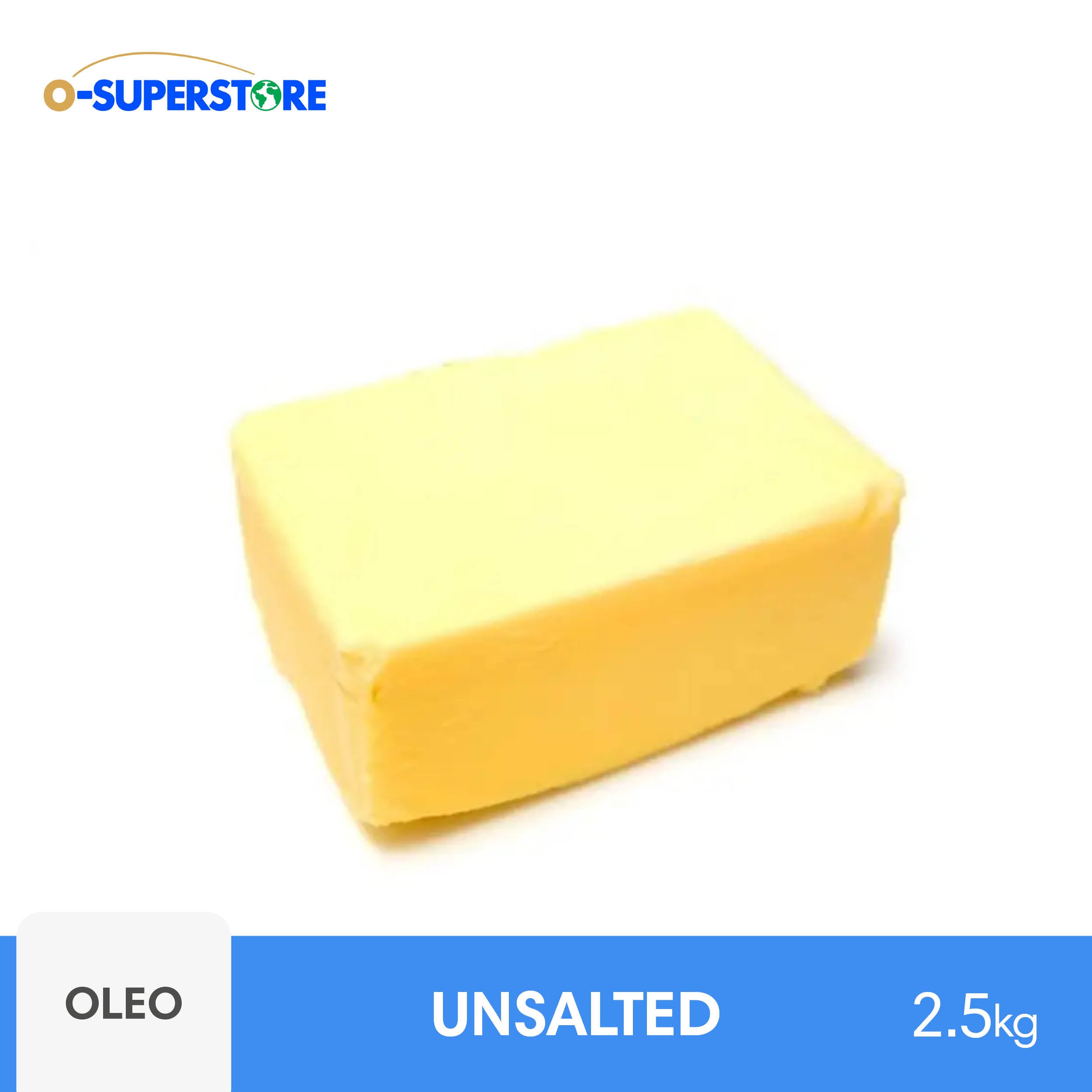 Oleo Butter Blend Unsalted 2.5kg — O-SUPERSTORE